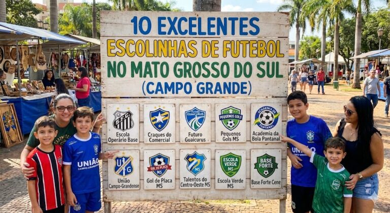 10 Excelentes Escolinhas de Futebol no Mato Grosso do Sul (Campo Grande ...